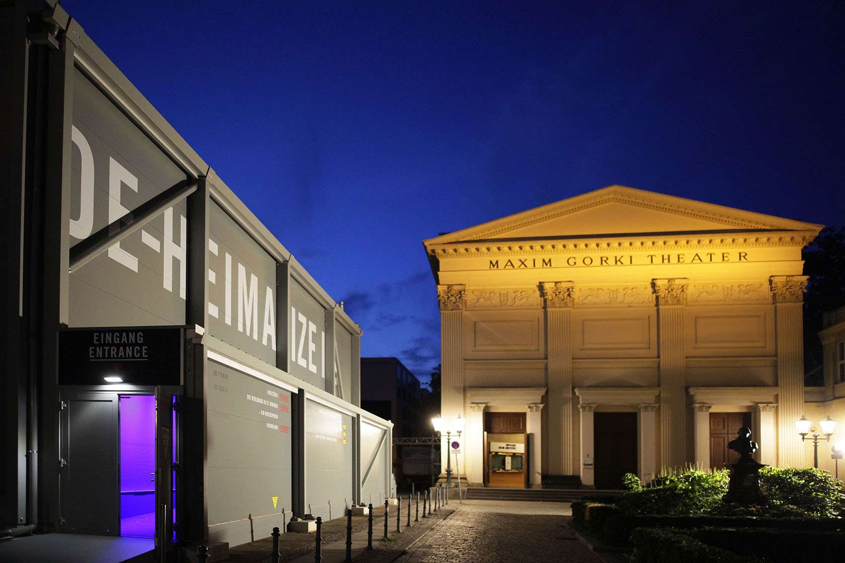 Neptunus creates a temporary theatre during renovations Gorki Theater