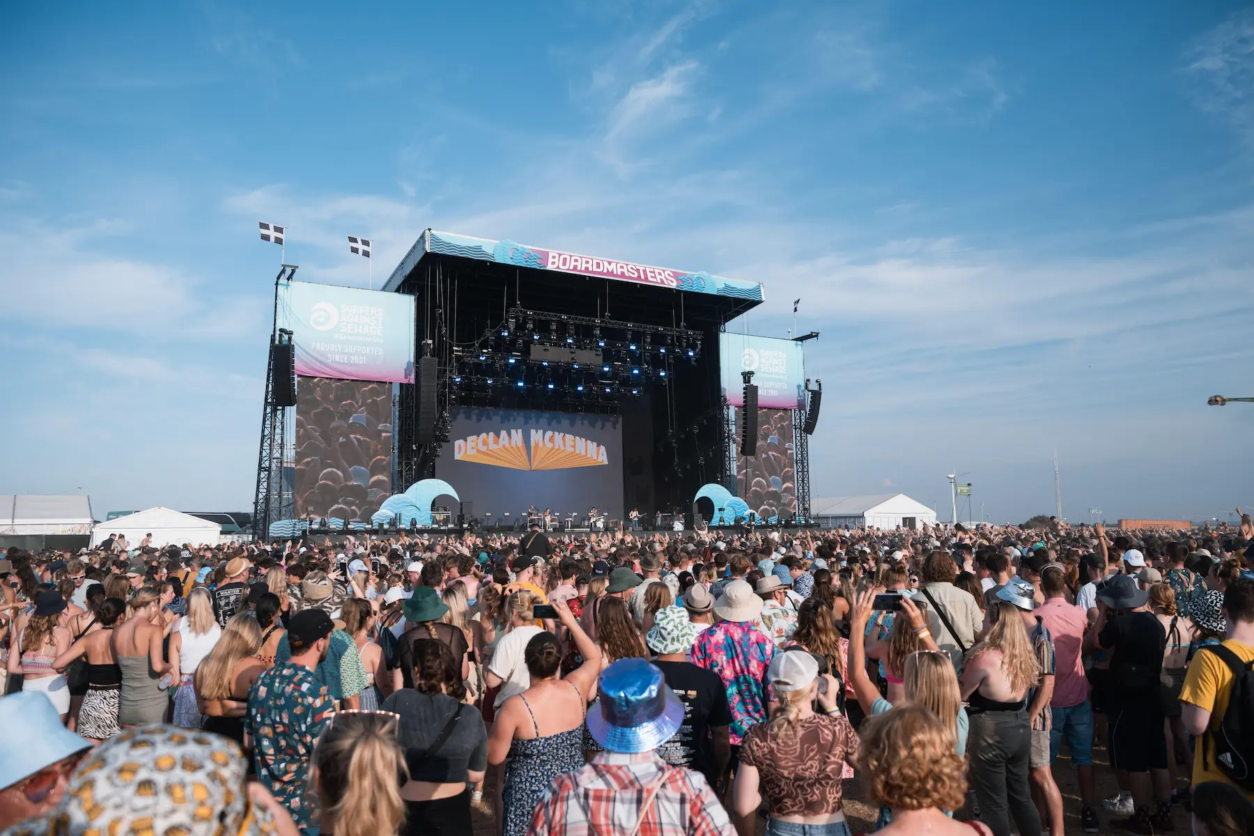 Boardmasters Festival Neptunus Built Temporary Structures For